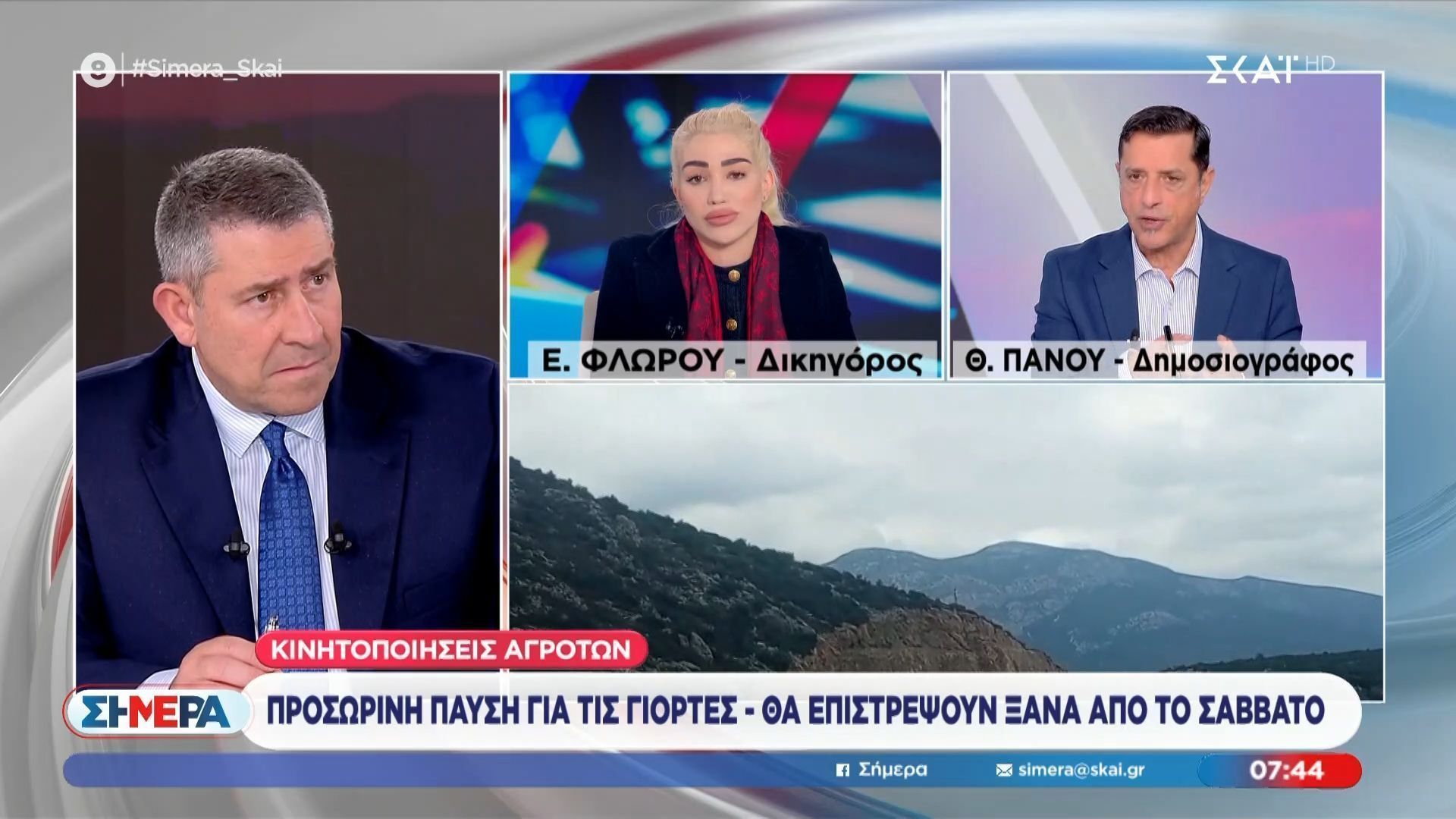 Θ. Πάνου για αγρότες: «Γίνονται κινήσεις από την πλευρά της Τροχαίας ...