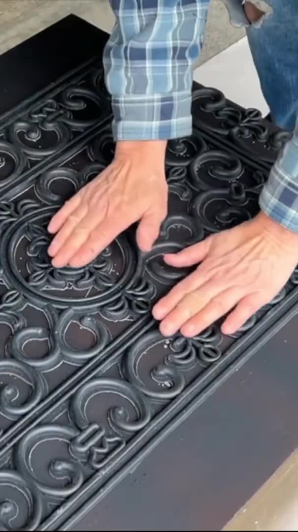 Grab a door mat & a filing cabinet for your porch... 😱