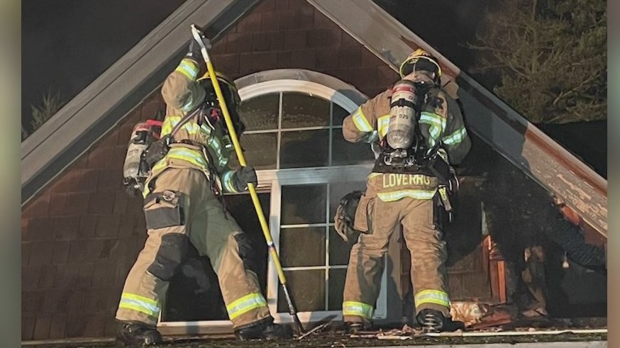 Firefighter suffers heat exhaustion responding to Sherwood house fire