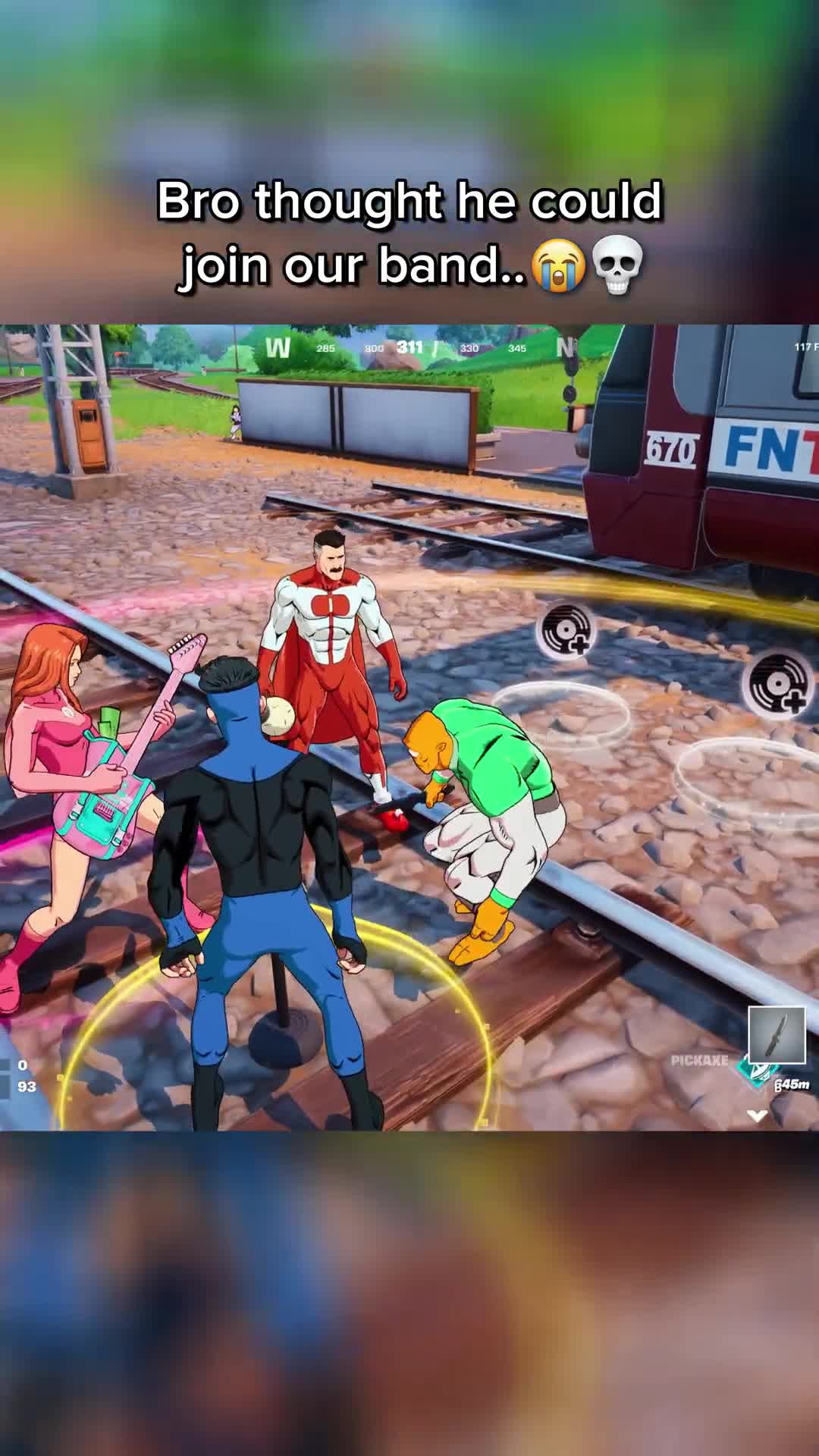 He tried to join our band 💀 #shorts