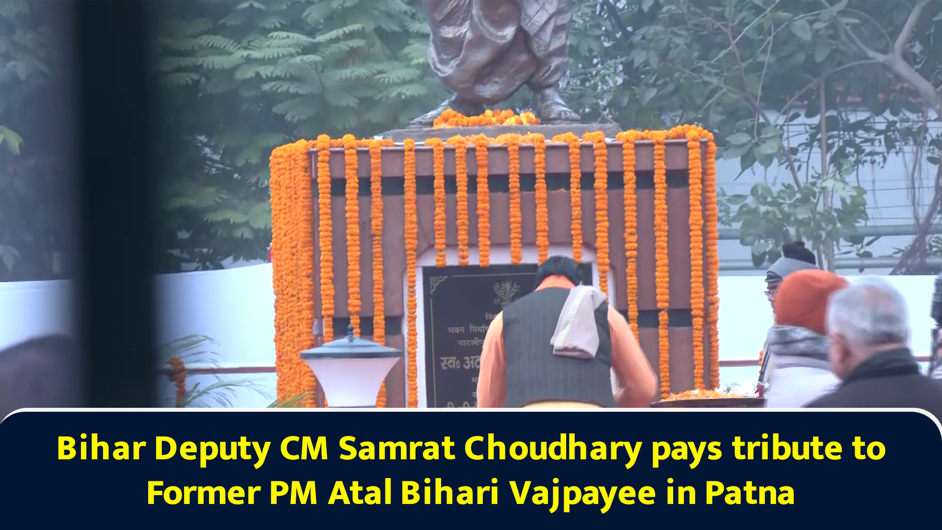 Bihar Deputy CM Samrat Choudhary pays tribute to former PM Atal Bihari ...