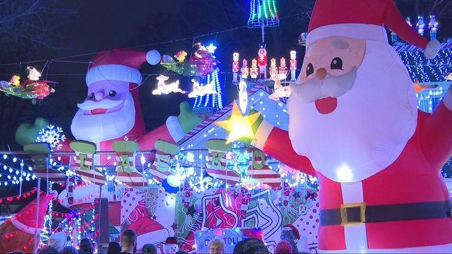 Blasko family Christmas holiday display lights up for one last time forever