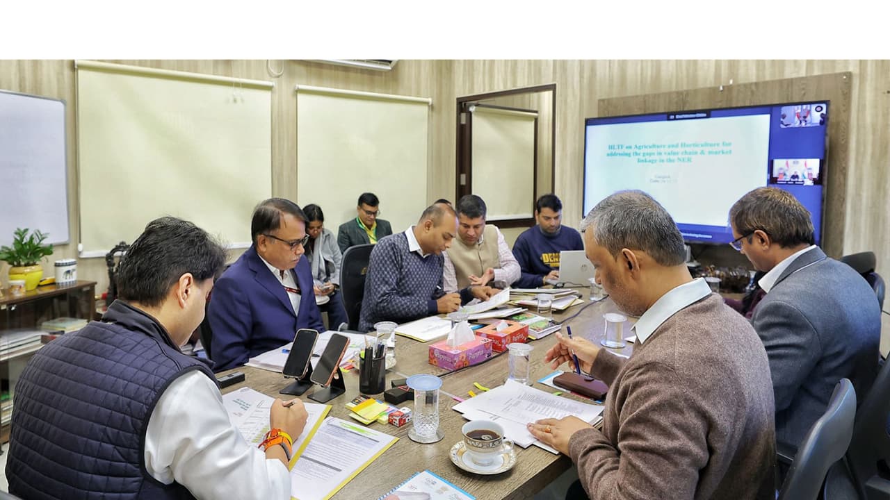 Scindia attends task force meet to boost NER's agri-horti ecosystem