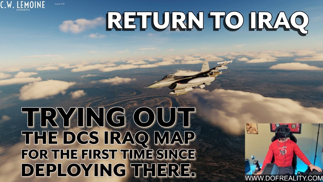 Revisiting - Former F-16 pilot tries DCS Iraq map in an F-16