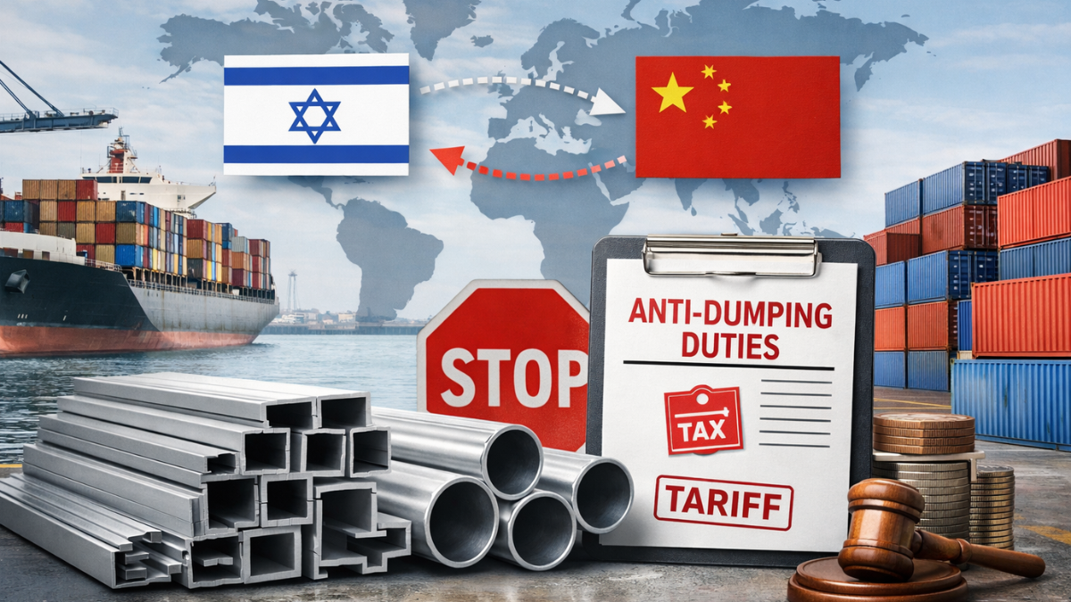 Israel acts against Chinese aluminium dumping as global trade tensions rise