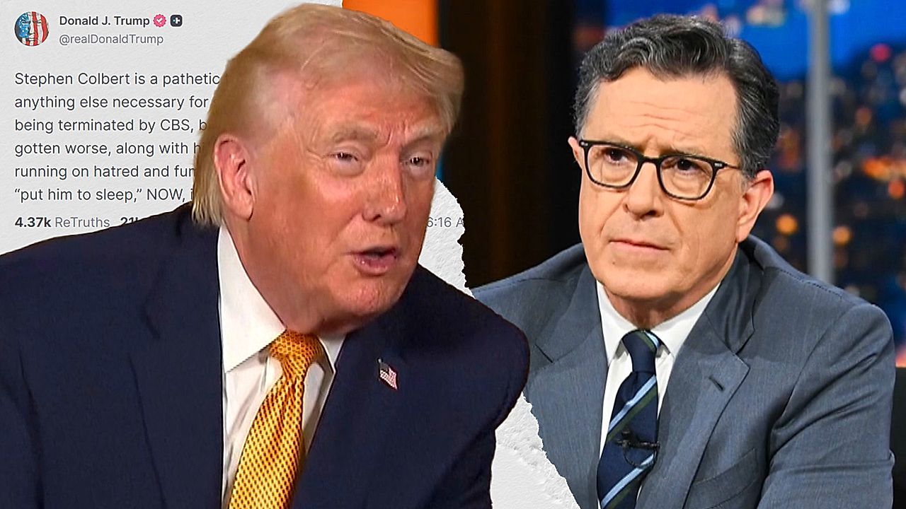„Einschläfern“ lassen: Trump schießt gegen Satiriker Stephen Colbert