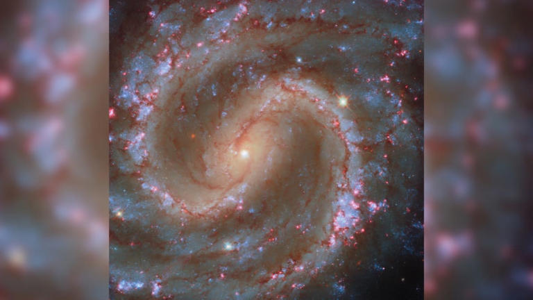 A look at 5 extraordinary images taken by Hubble Space Telescope in 2025