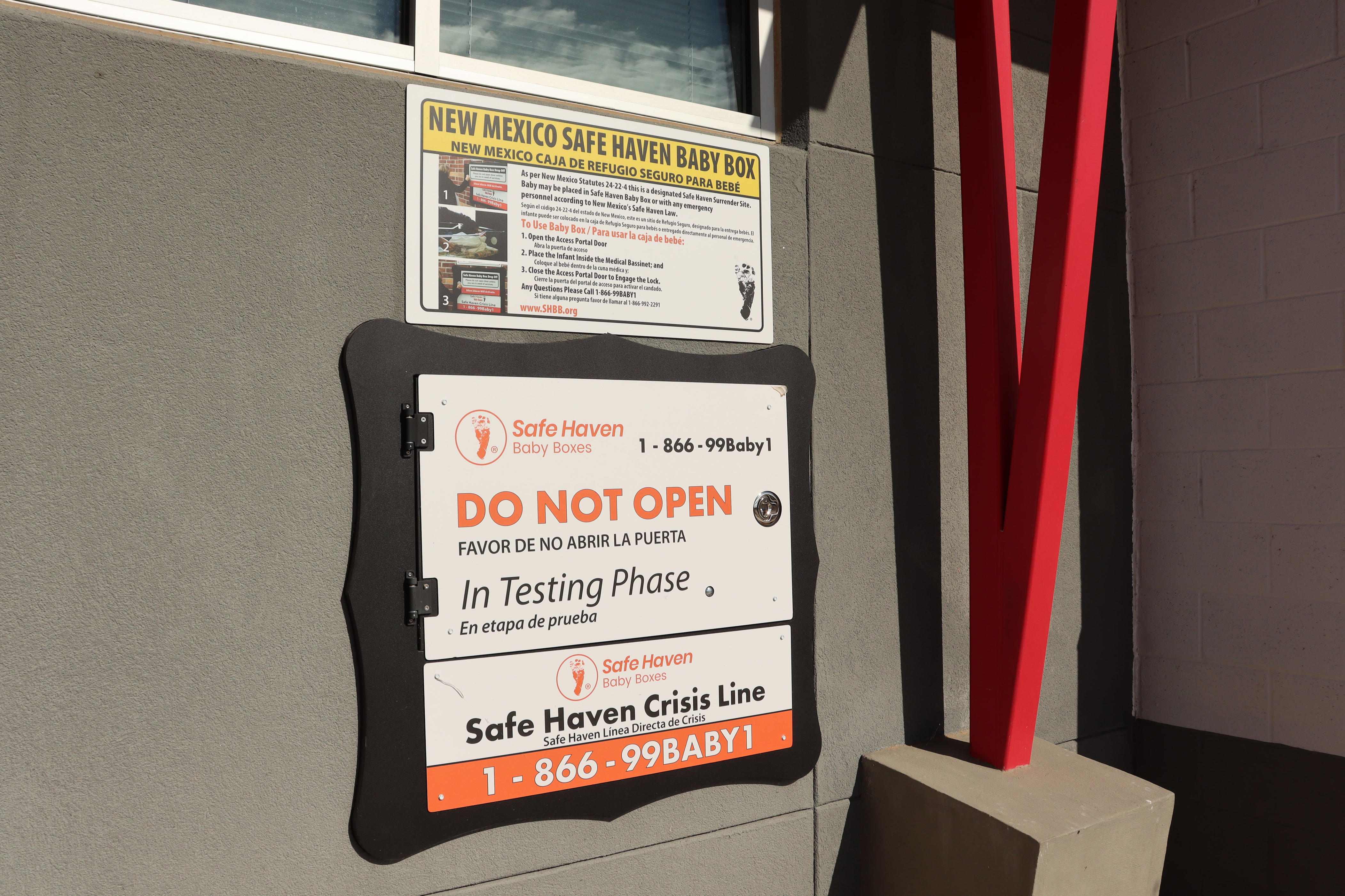 First safe haven baby box in Doña Ana County installed