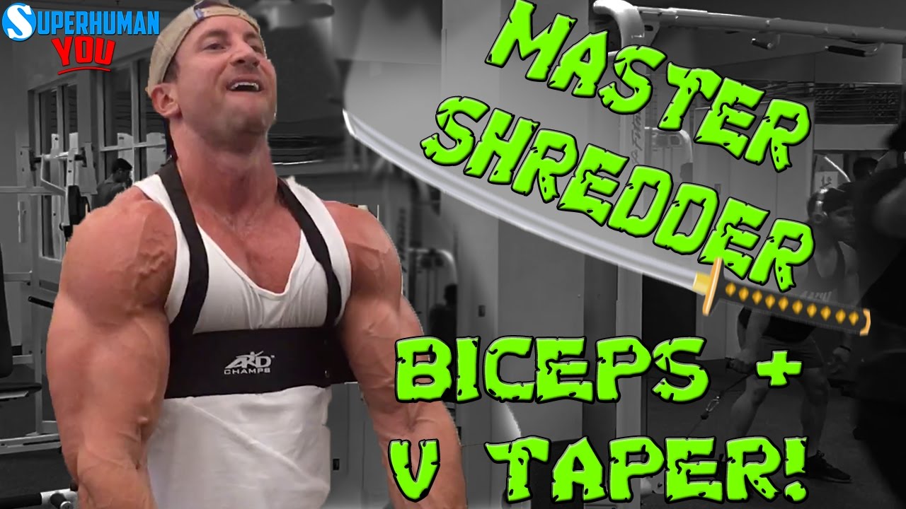 V taper and monster biceps workout builds a wide back and thick arms