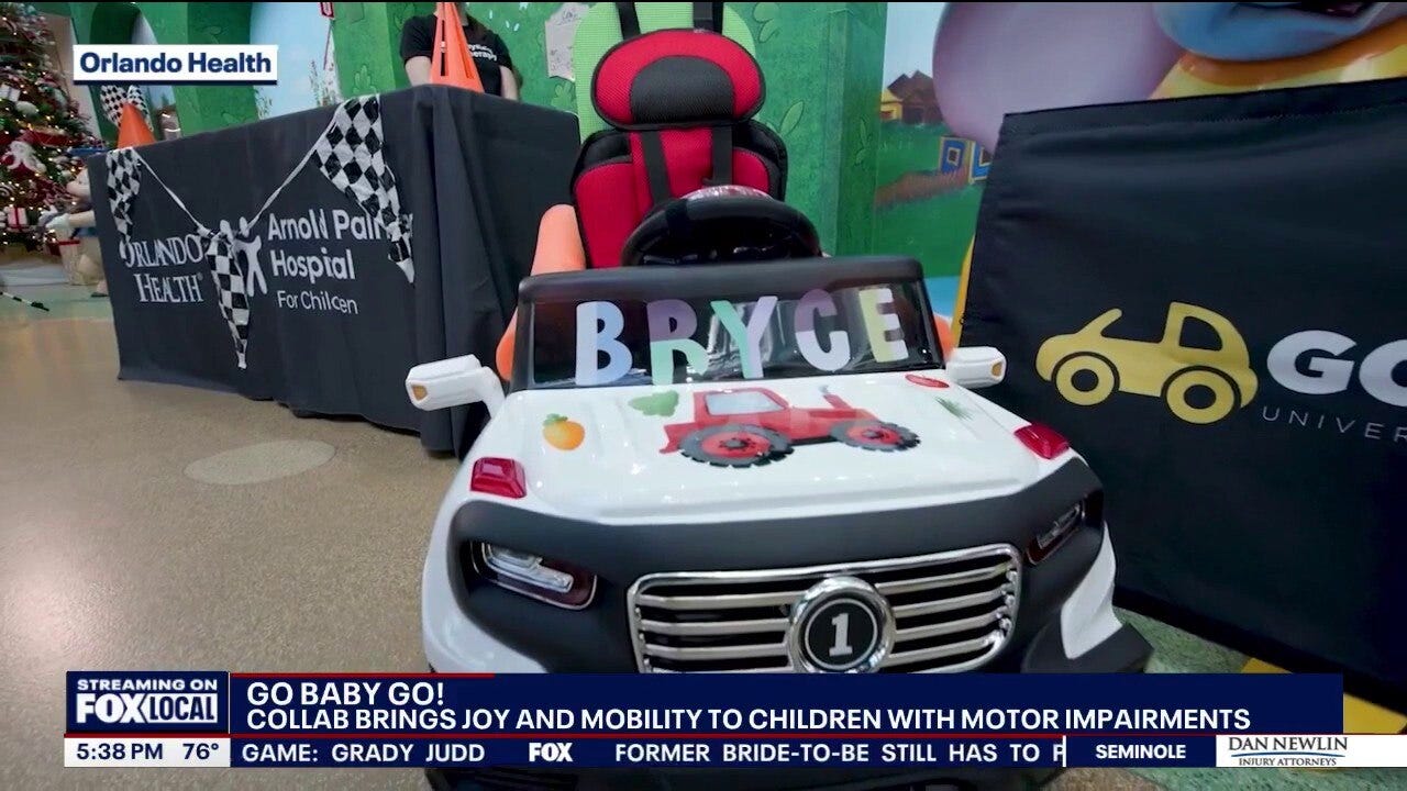 Go Baby Go program brings mobility to children with motor impairments