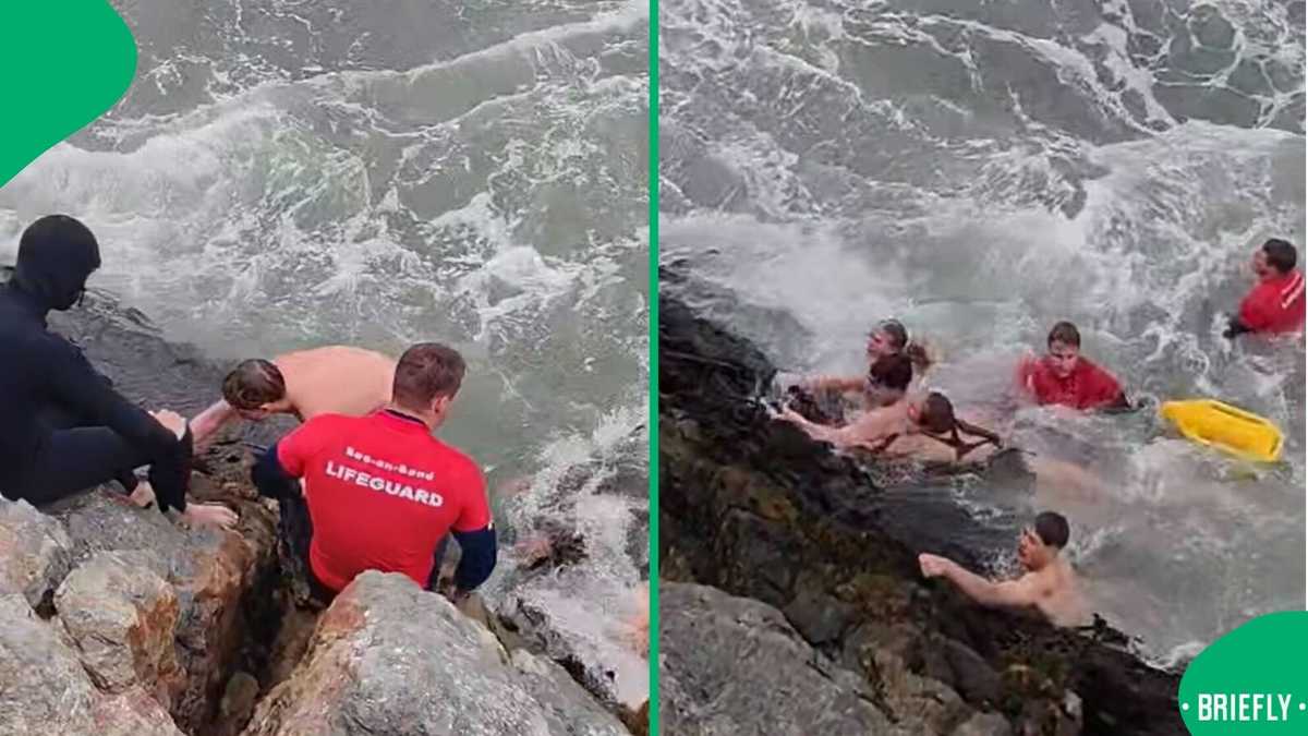 “They’re testing nature”: Lifesaving students’ training in rough seas ...