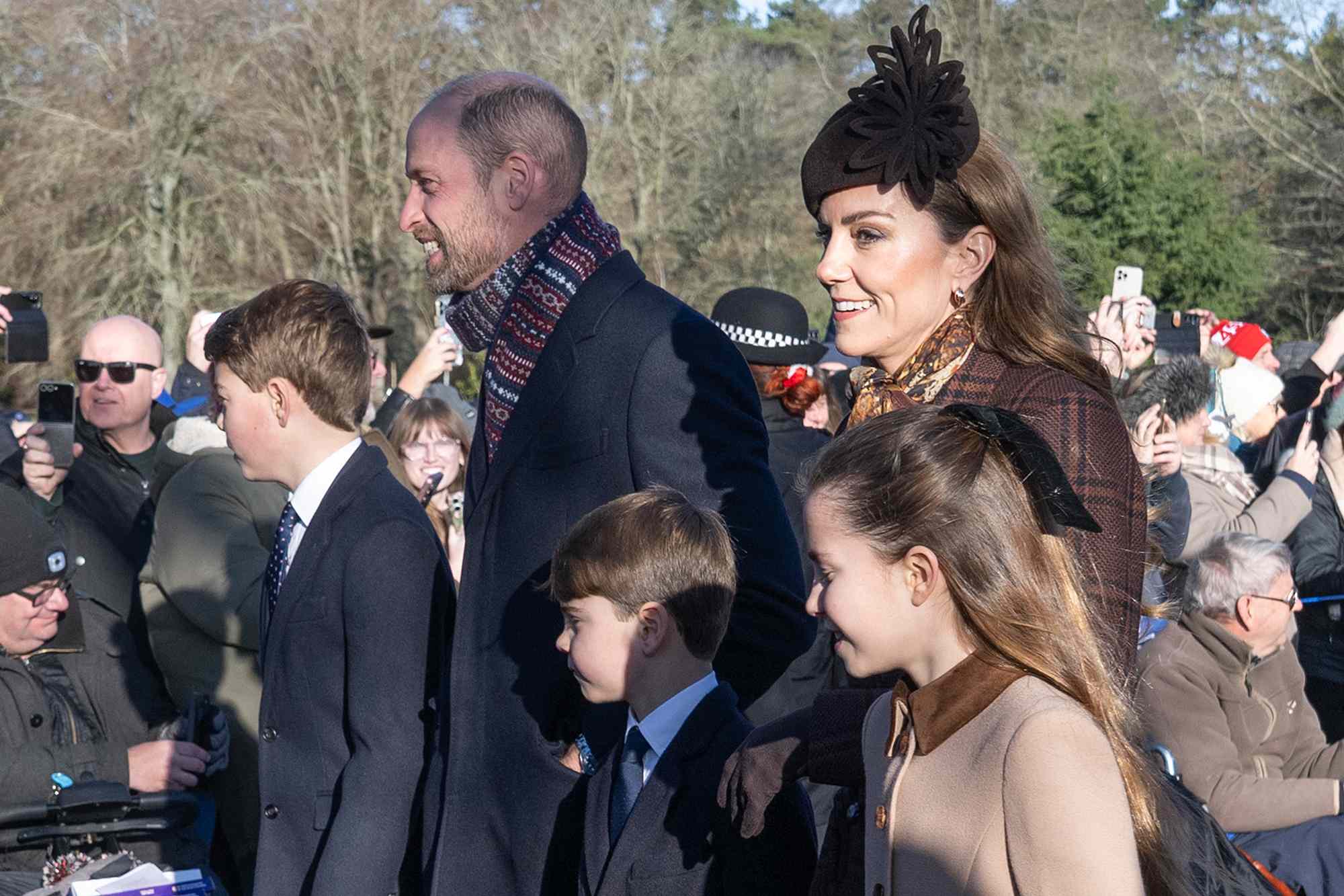 Prince George, Princess Charlotte and Prince Louis bring holiday cheer ...