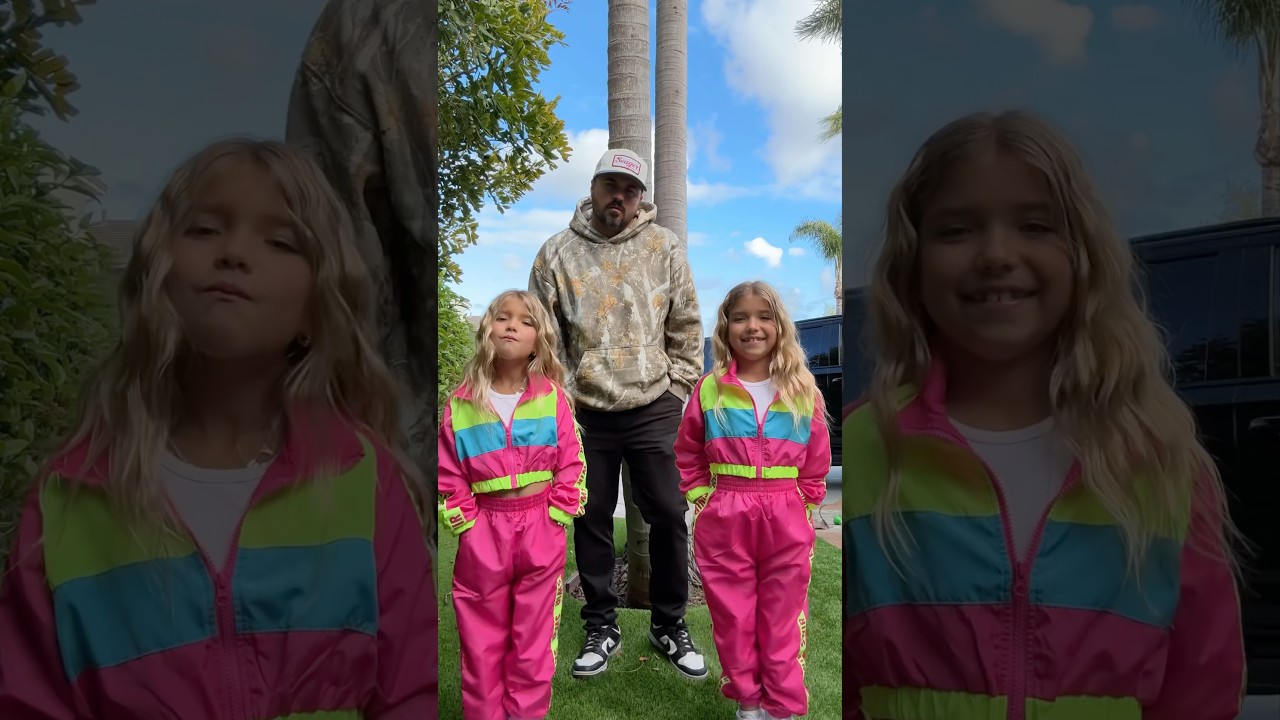 Dad and adorable twin daughters rock out to new country song