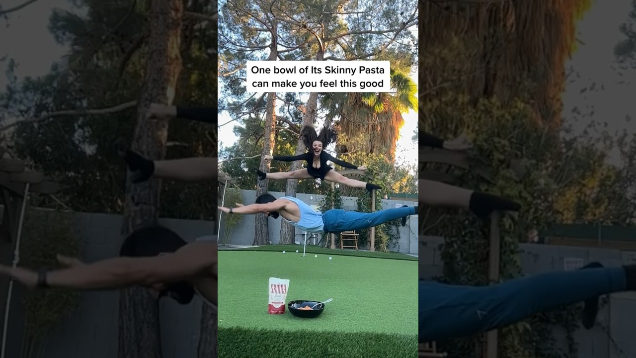 Skinny pasta makes me want to jump with Bryan