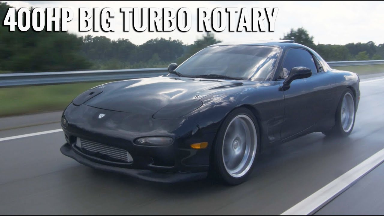 400HP big turbo Mazda RX7 review why rotary still lives