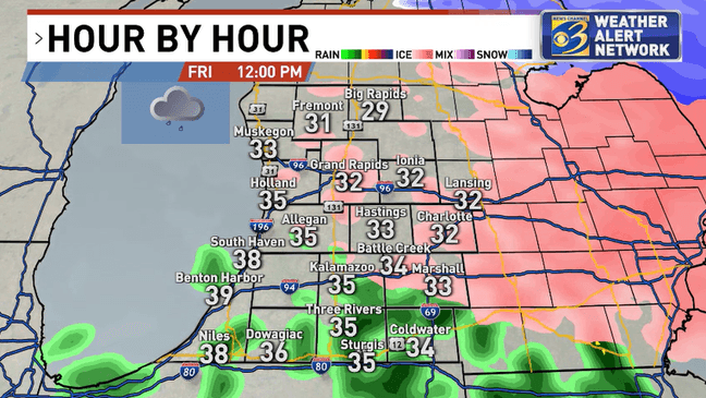 Freezing rain threat prompts weather alert day for Friday