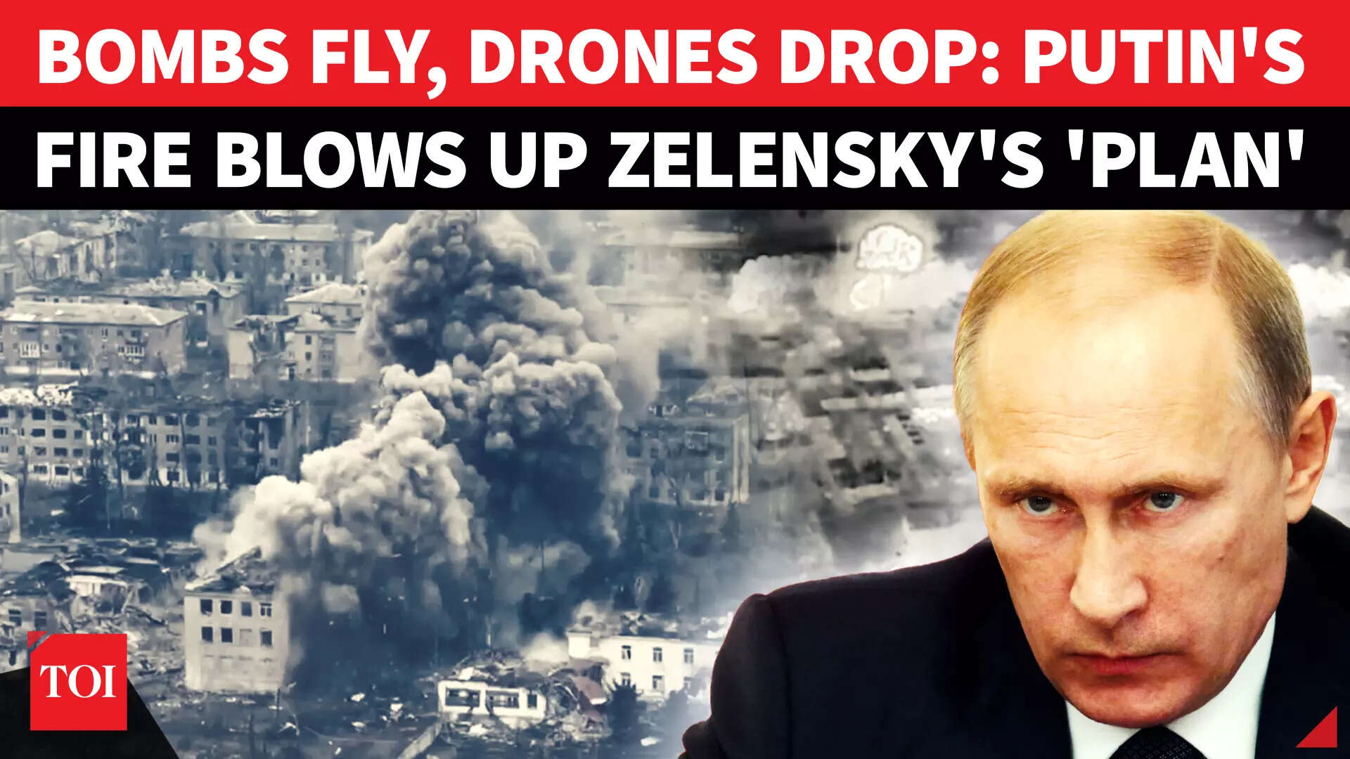 Putin's bombs shatter Ukraine as Zelensky floats 20-point peace plan ...