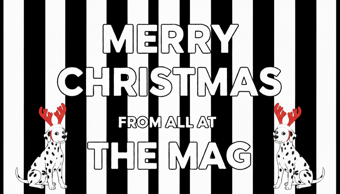 Have a wonderful black and white Christmas and here's to what we hope ...