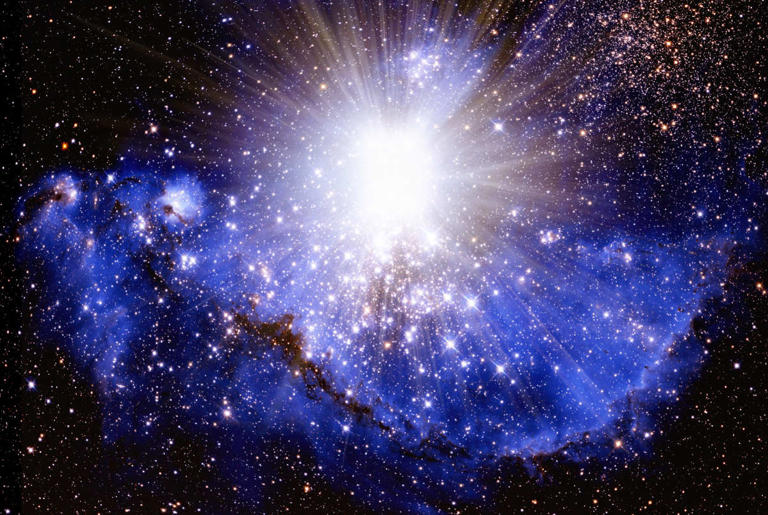 Scientists identify first known triple galaxy system about 1.2 billion ...