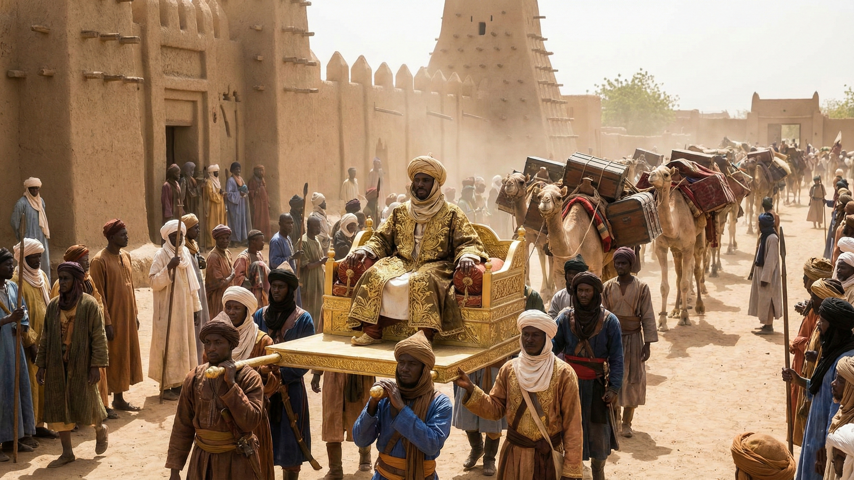 The richest man in history who broke an economy with gold