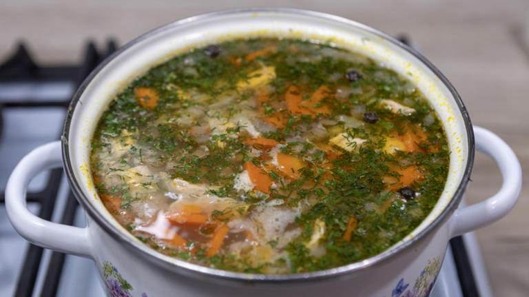 Using meat you haven't drained can ruin soup texture but luckily there ...