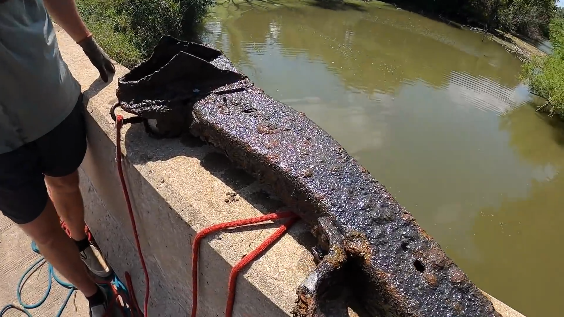 What they pulled from the water made everyone watch their surroundings