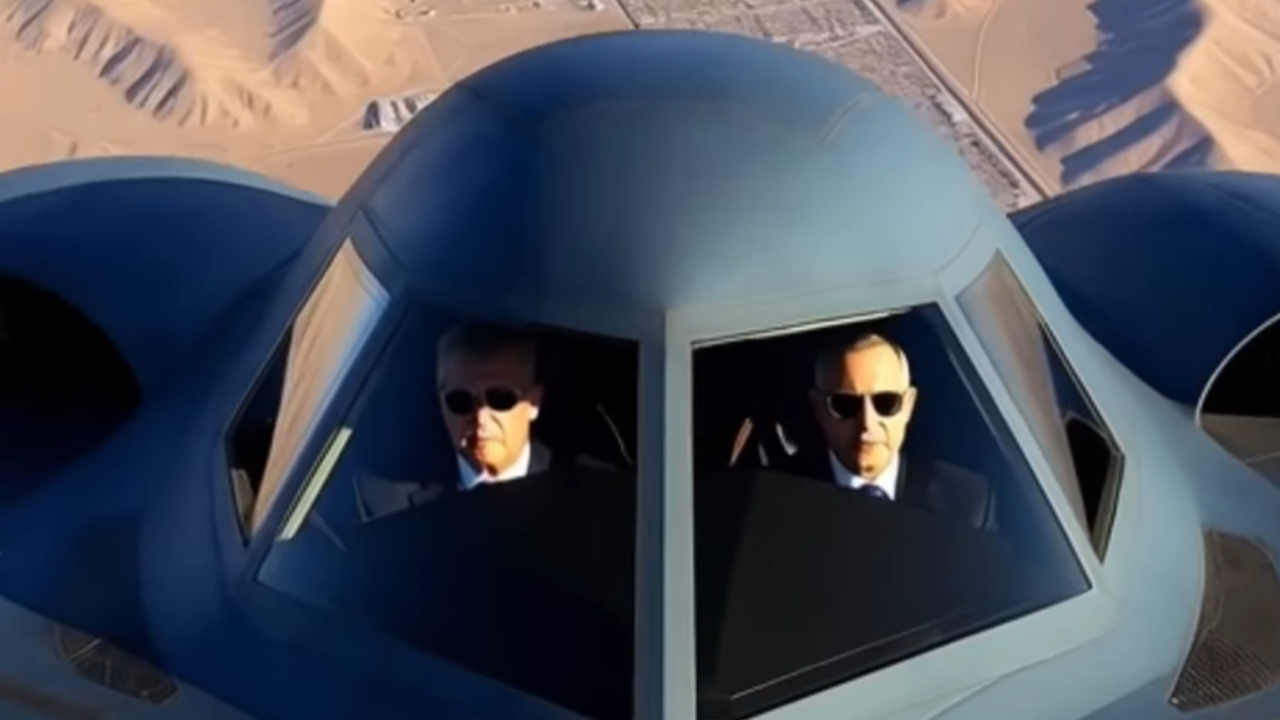 Watch: Netanyahu office shares AI video of him and Trump in B-2 bomber ...