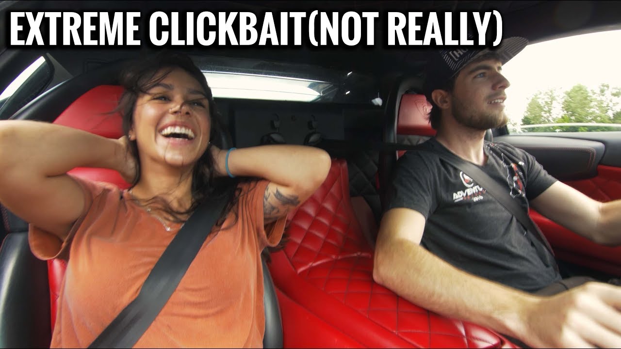 Her first time in a Lamborghini not the reaction I expected