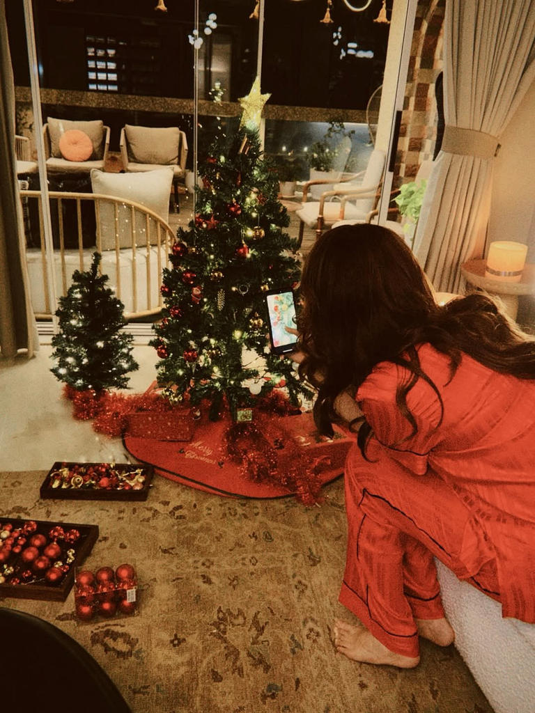 Inside Tamannaah Bhatia's intimate Christmas Eve at home: Satin pyjamas ...