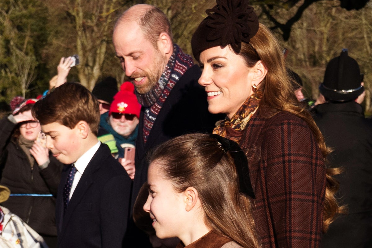 Royal family gather at Sandringham on Christmas Day - without Andrew