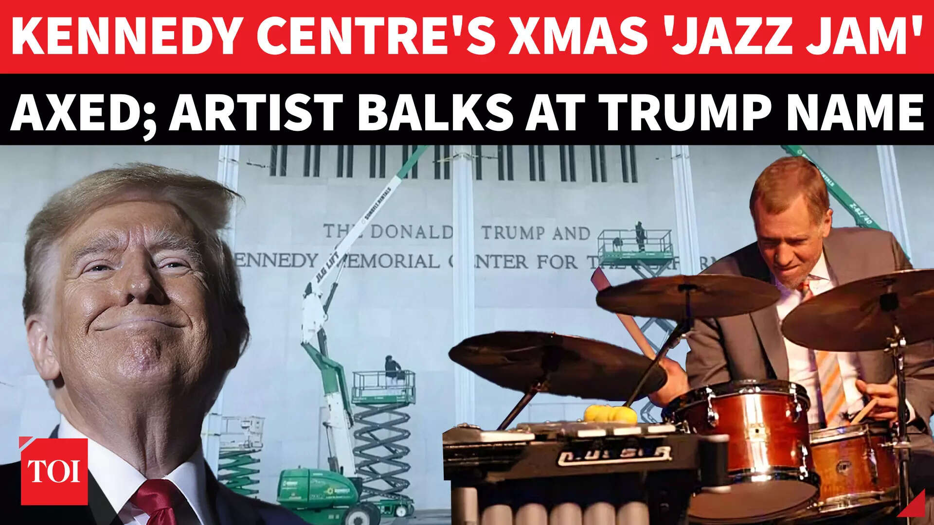 Trump name on Kennedy Centre building freaks out jazz artist; Christmas ...