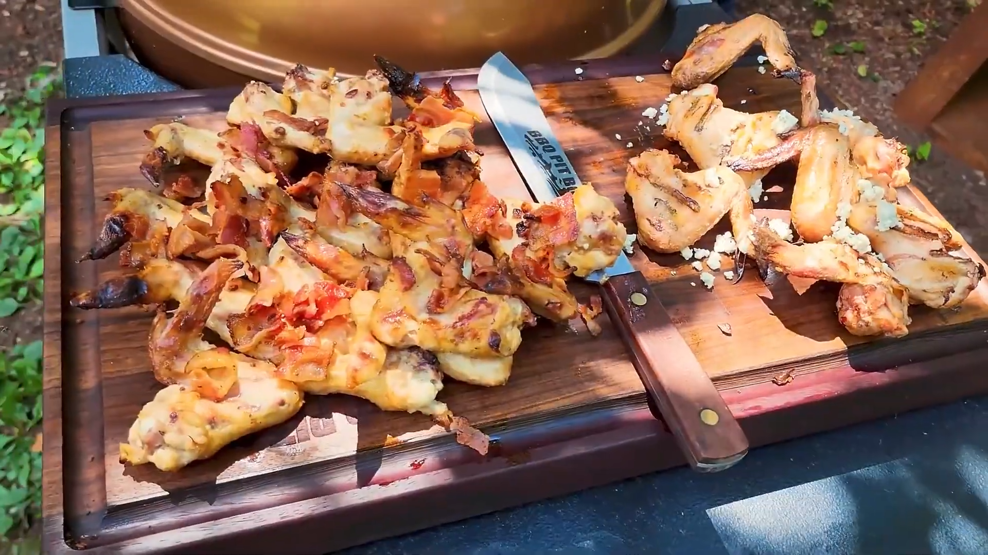 Chicken wings, ranch or blue, you choose