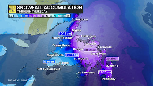 Conditions deteriorating as holiday blizzard hits Newfoundland