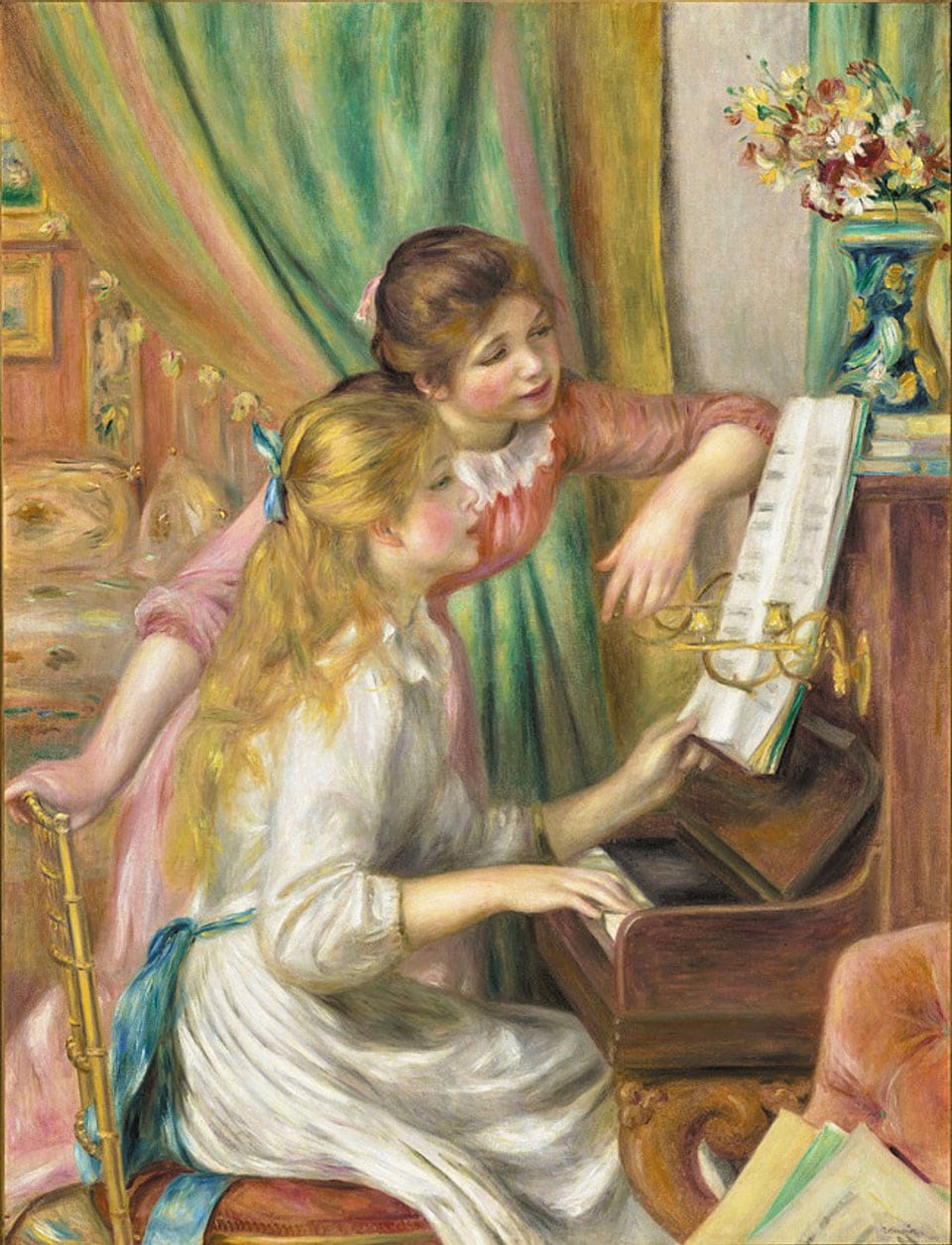 Renoir's 'Two Girls at the Piano' charms Seoul exhibition