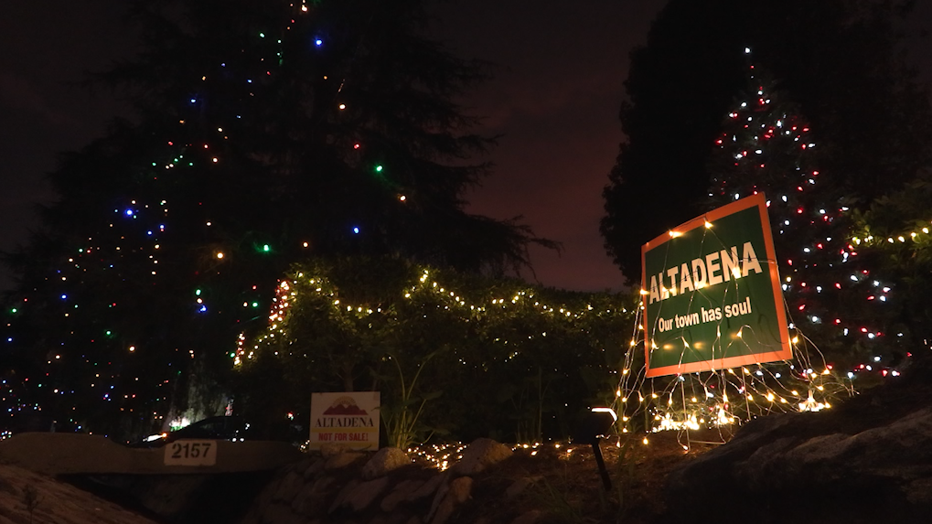 Spared in the Eaton Fire, Christmas Tree Lane shines a light on Altadena