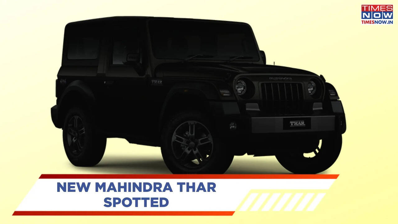 Mahindra Thar 3-door testing hints at Roxx-style design changes