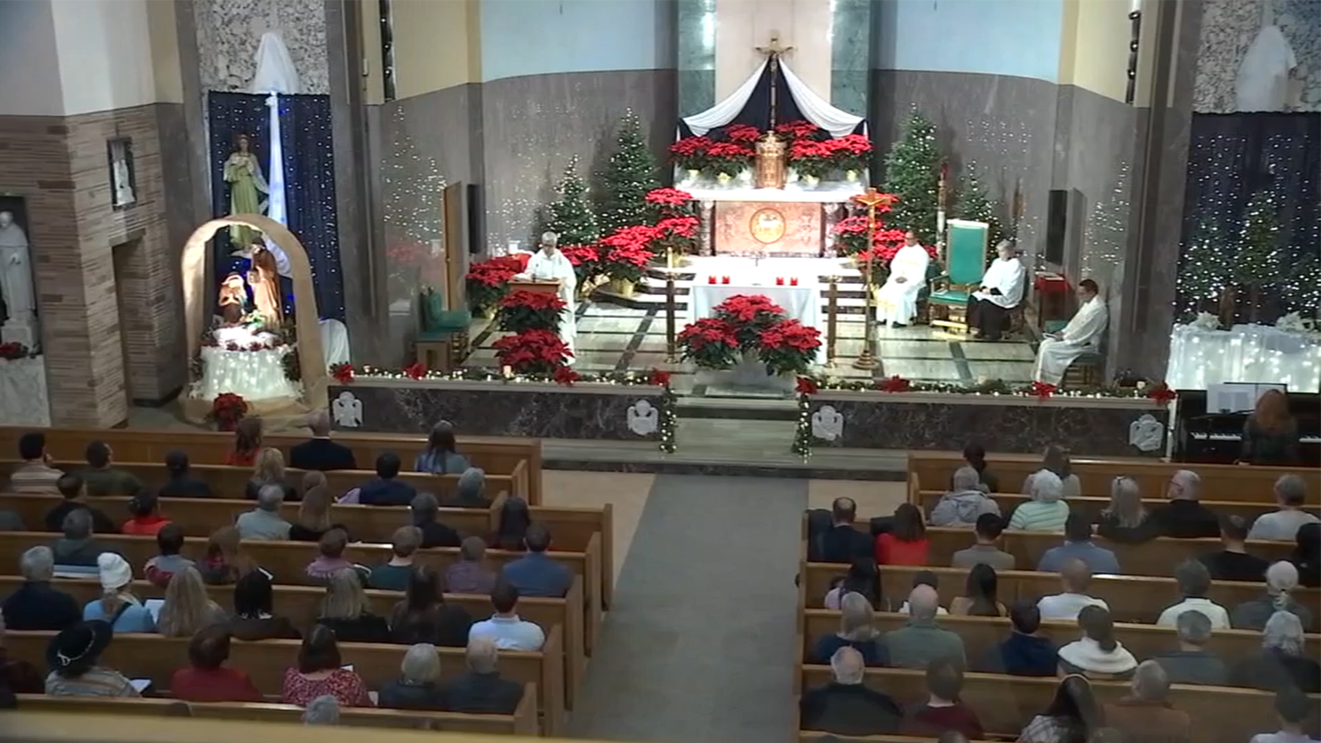 Portlanders attend events around the city on the night before Christmas