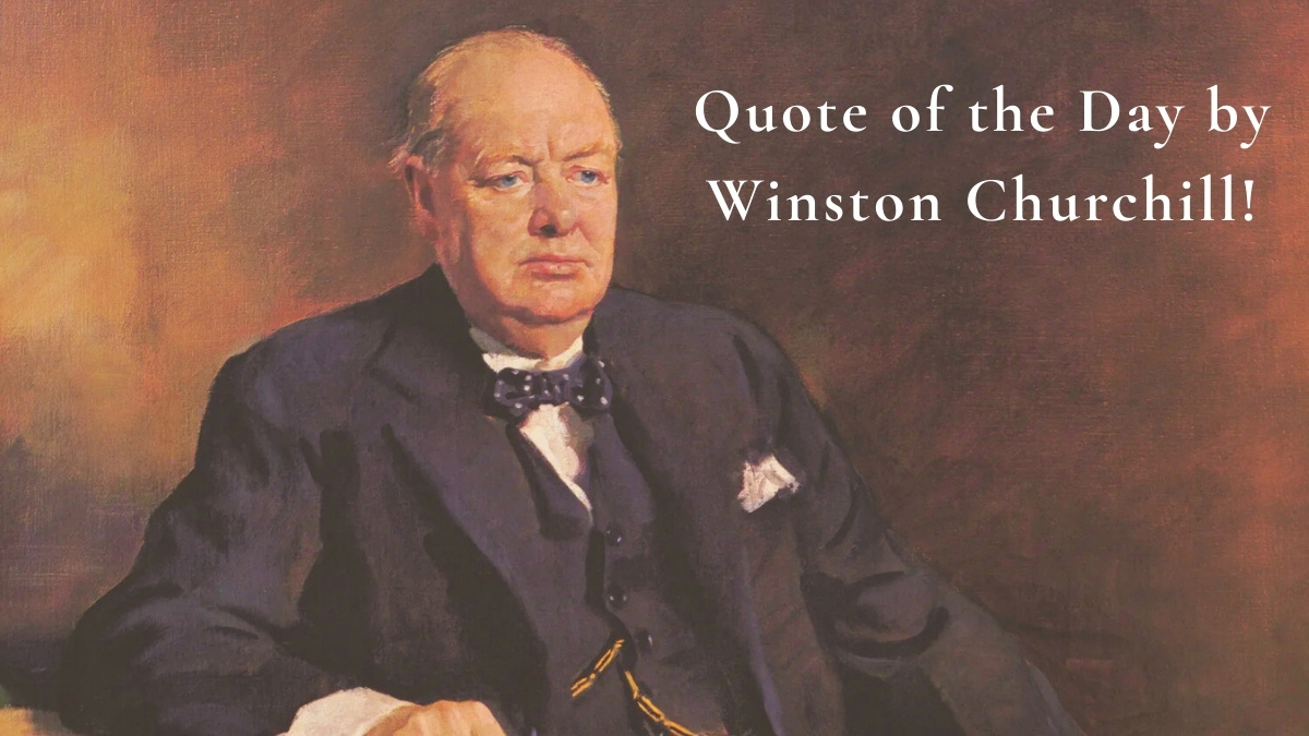 Christmas quote of the day by Winston Churchill