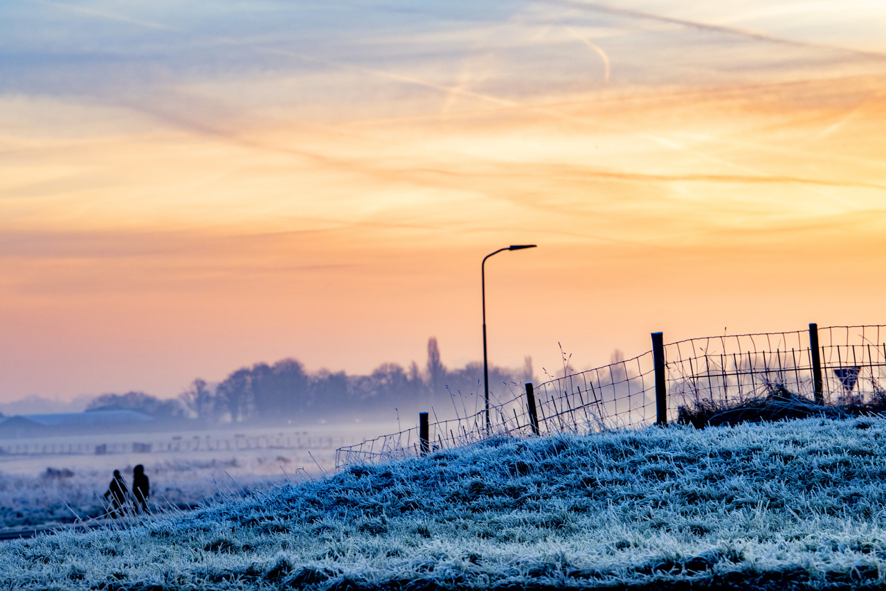 Stralende zon tijdens kerst, maar ijzig koud door noordoostenwind