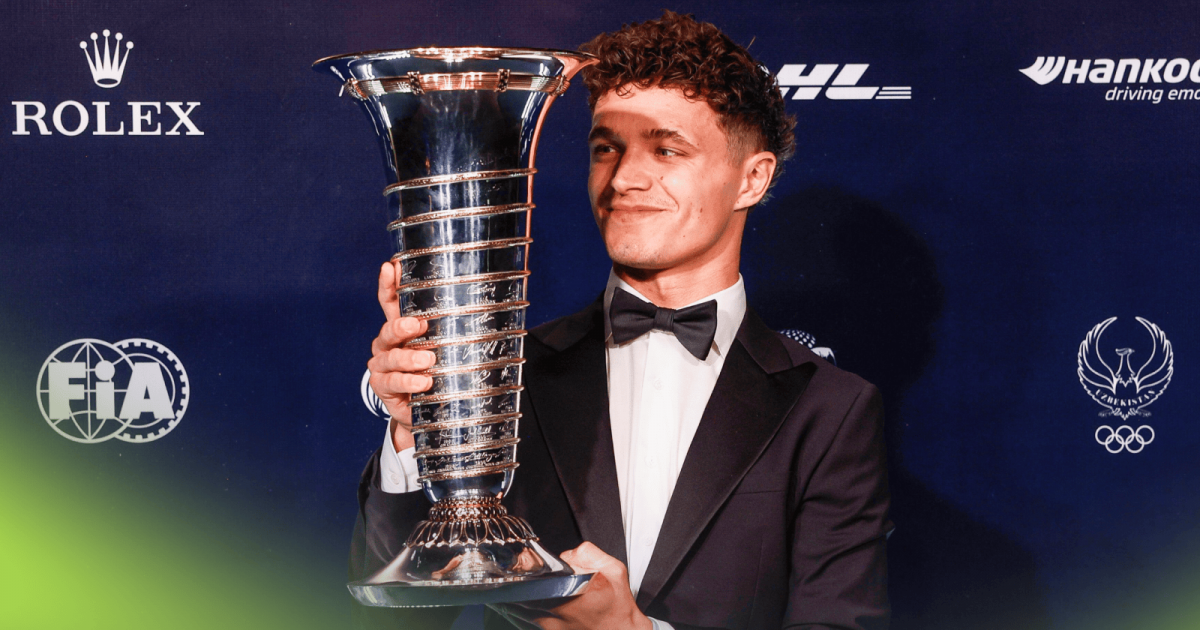 Maybe now Lando Norris will realise how good he is