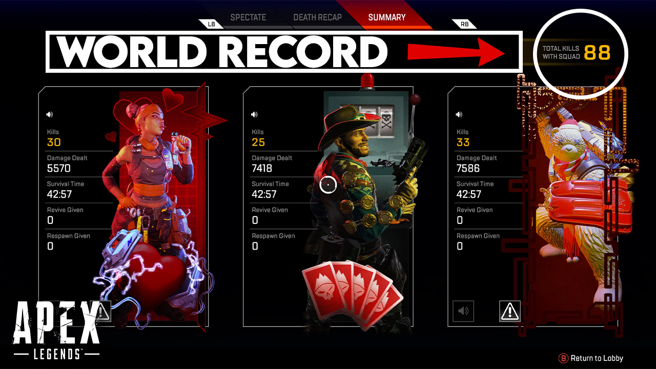 10 Apex Legends world records broken in one challenge