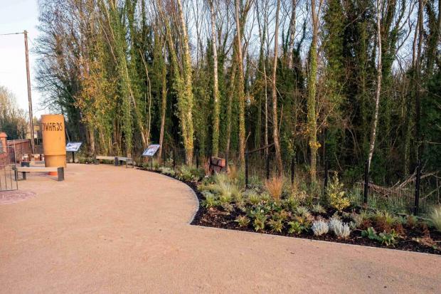 'Attractive' new public space opens in Wrexham area, honouring workers ...