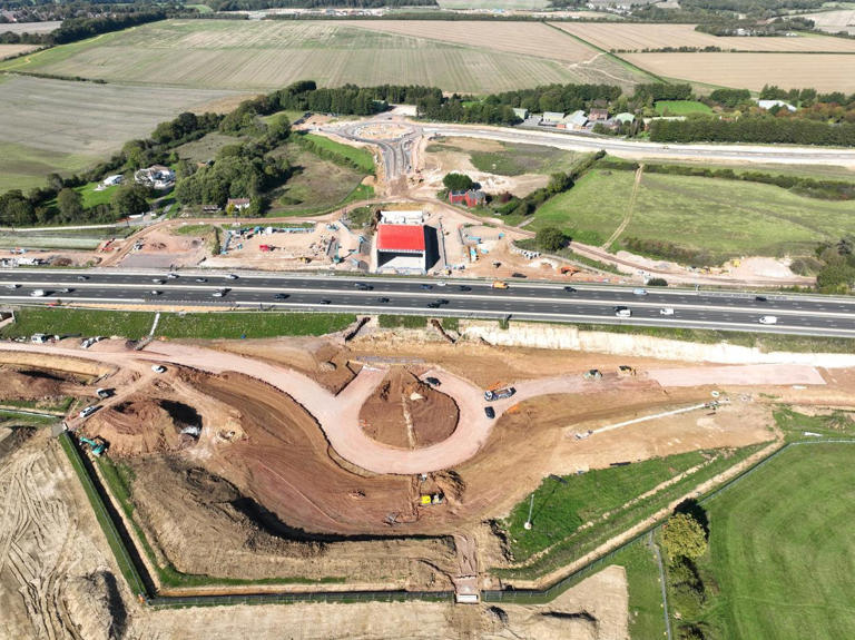 M27 closed between junctions 9 and 11 for major junction 10 revamp with ...