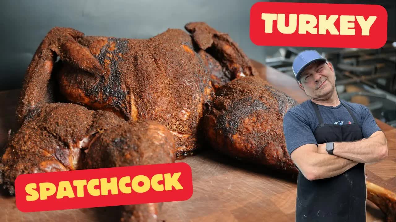 How to smoke a spatchcock turkey on a pellet grill | Tim Clowers