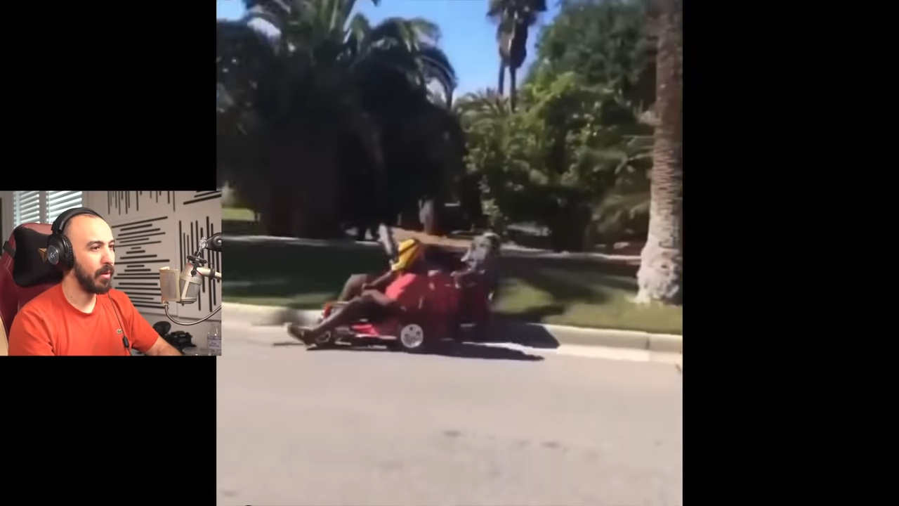 Les courses entre amis finissent toujours en chaos