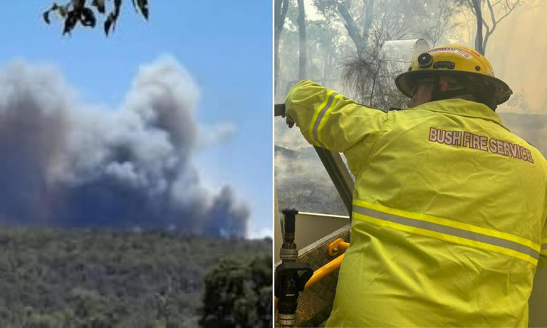'Too late to leave:' Urgent bushfire warning is issued as temperatures ...
