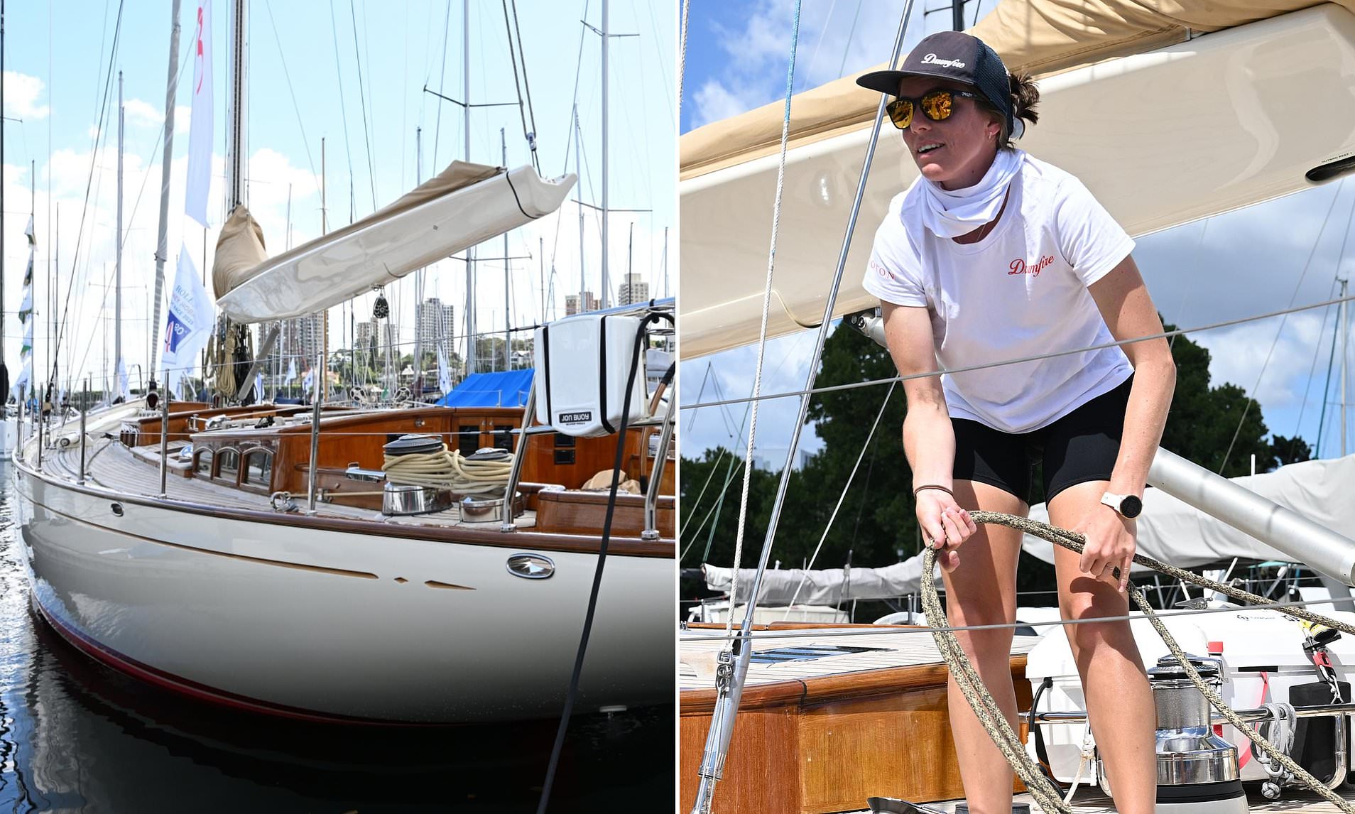 Onboard the Sydney to Hobart's most beautiful yacht: 'She's stunning'