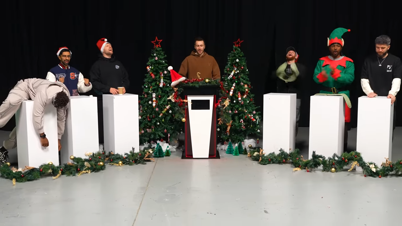 Sidemen play pass the parcel