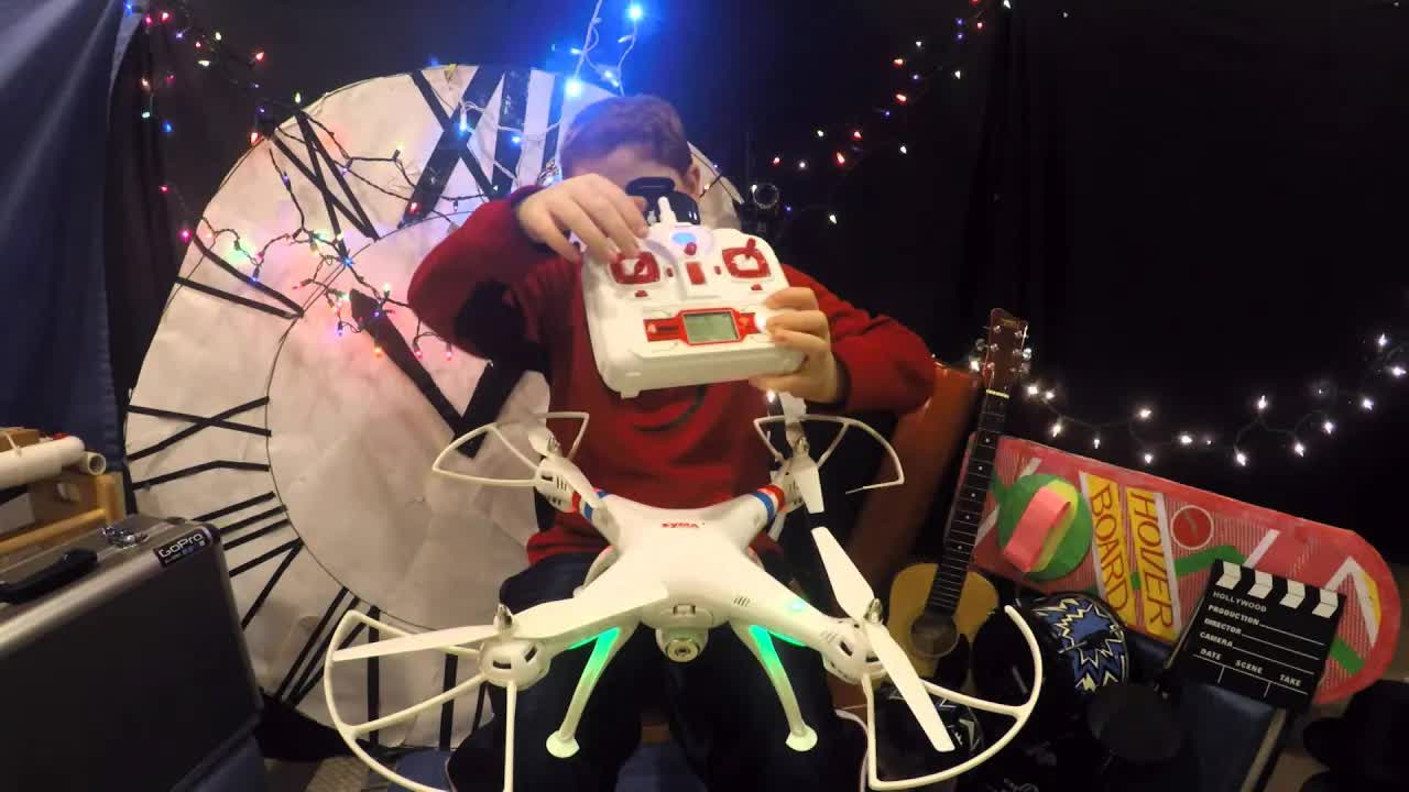 Syma X8C drone review and indoor flight