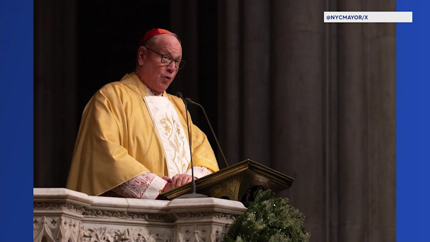 Cardinal Timothy Dolan holds final midnight mass at St. Patrick’s Cathedral